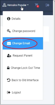 Update Billing Email Address